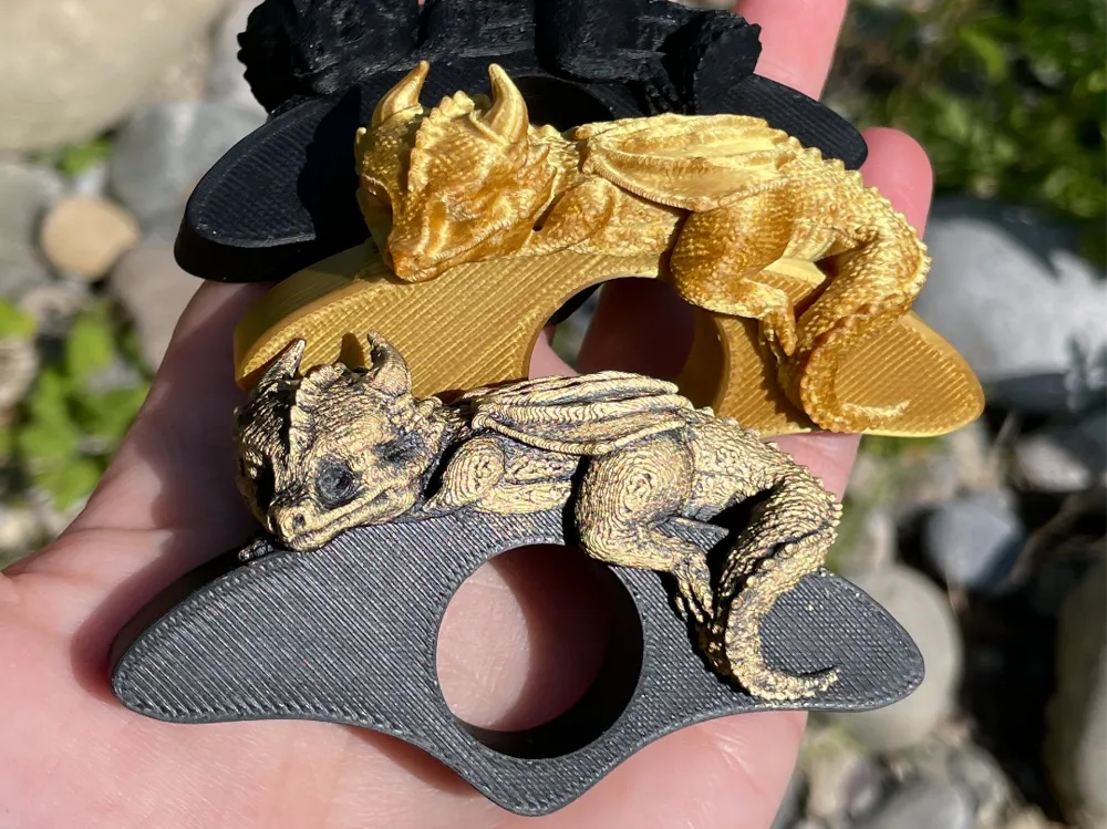 Sleeping Baby Dragon Page Holder - Free 3D Print Model - MakerWorld