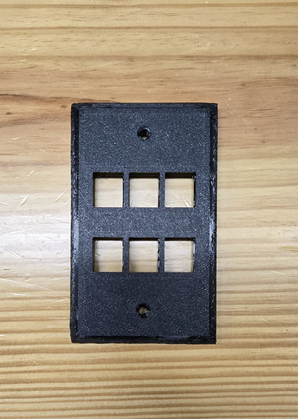 Keystone wall plates for 1, 2, 4, or 6 jacks Remixed by BlurryReptile ...