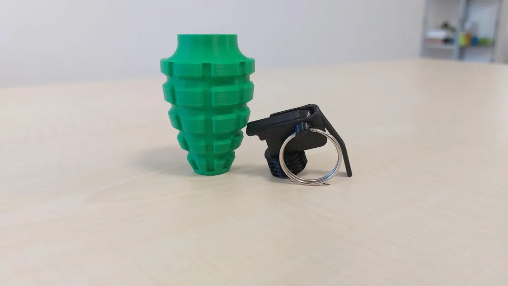 Grenade secret storage (keychain) by 3D4U - MakerWorld