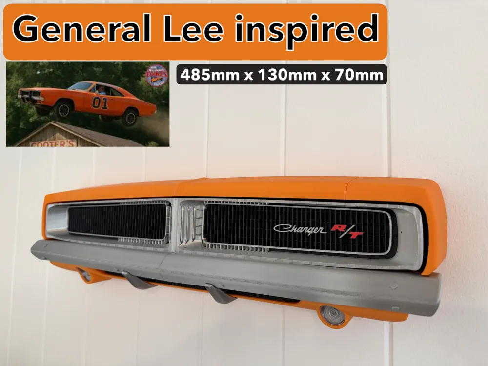 General Lee inspired front end - Free 3D Print Model - MakerWorld