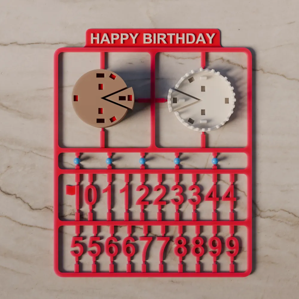 Happy Birthday Kit Card | Cake by Fritz025 - MakerWorld