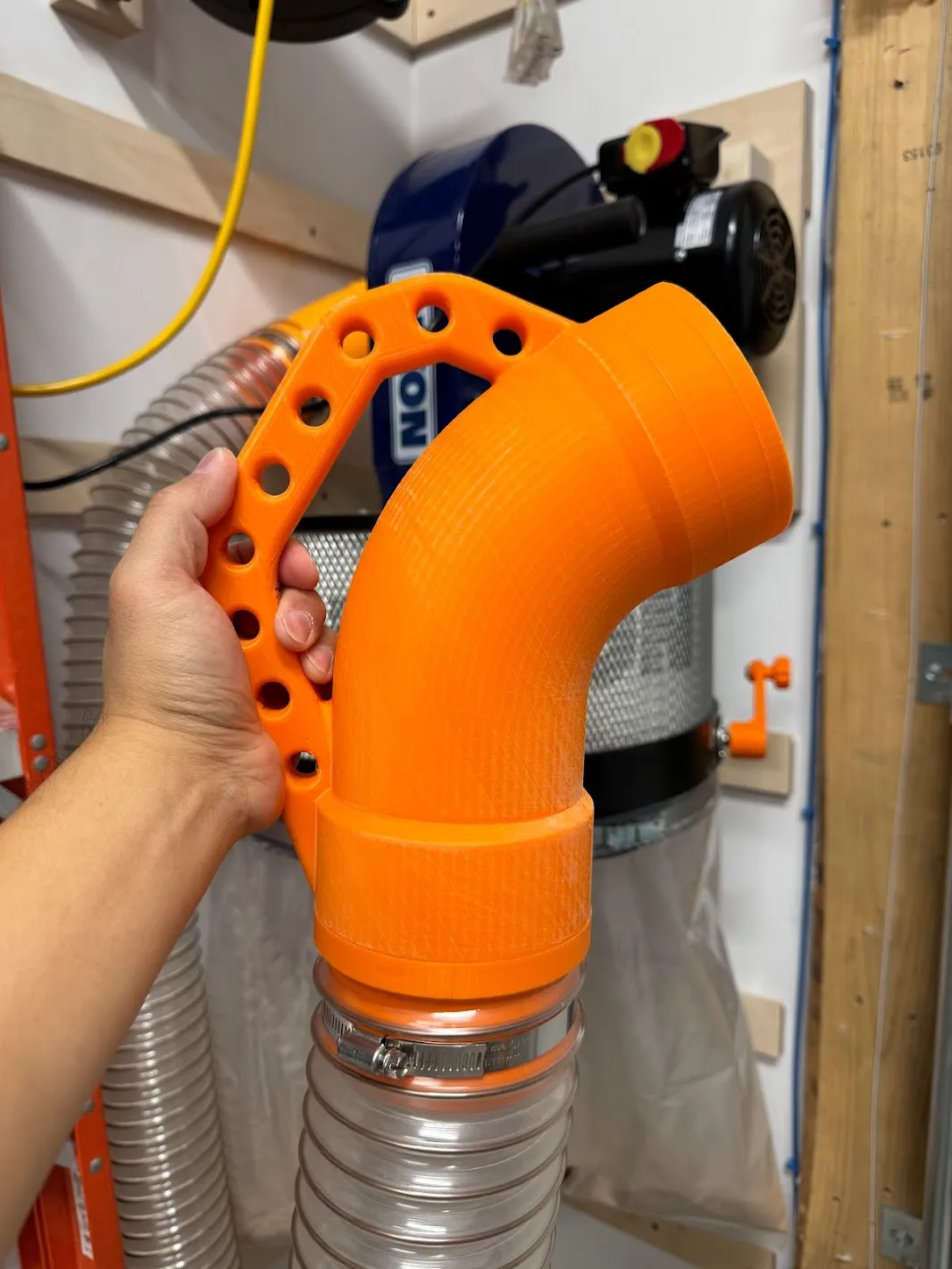 4in Dust Collector Swivel Quick Connect - Free 3D Print Model - MakerWorld