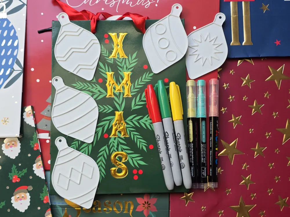 Christmas Tree Ornament Bauble Coloring Set 39 by Merilno3D MakerWorld ...