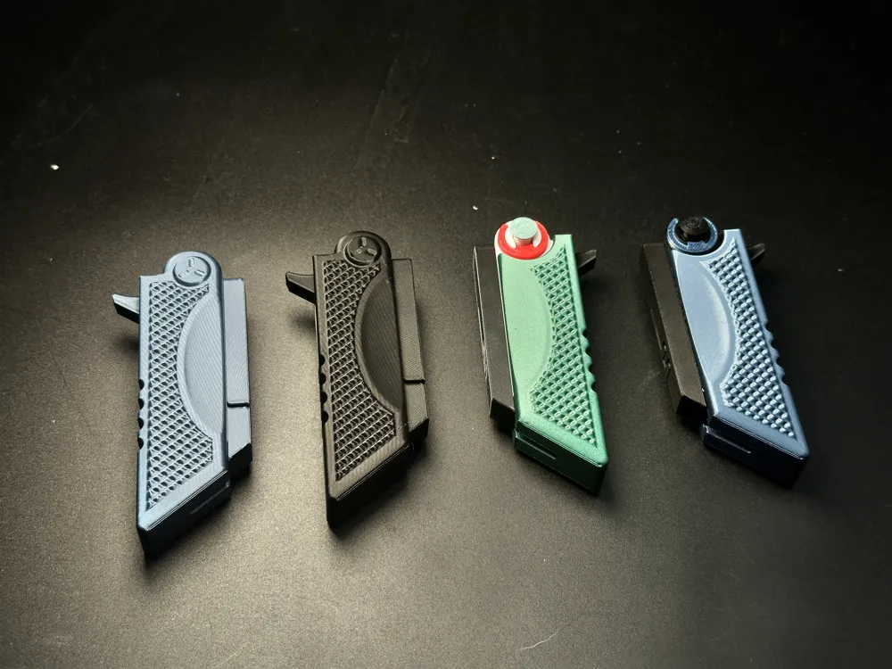 Pivot-Button Folding Utility Knife -F3DP by Trent Studio MakerWorld: Download Free 3D Models