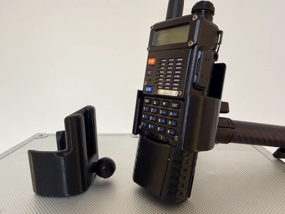 Baofeng mount for Bulletpoint (20mm Mounting Ball) - Free 3D Print ...