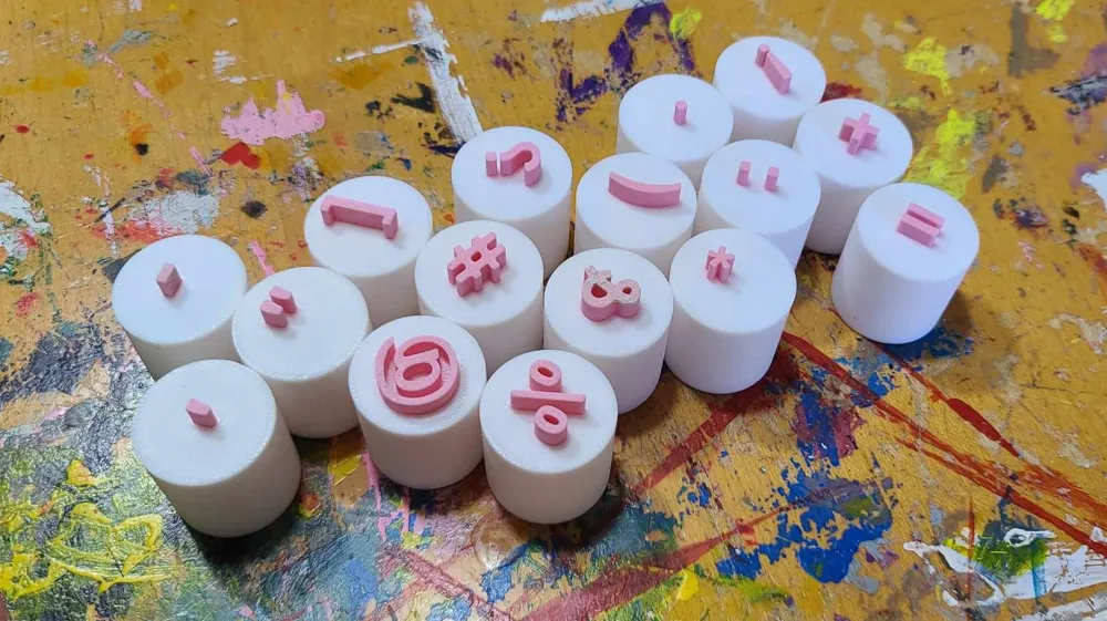 Clay Stamps- Numbers by AR Designs - MakerWorld