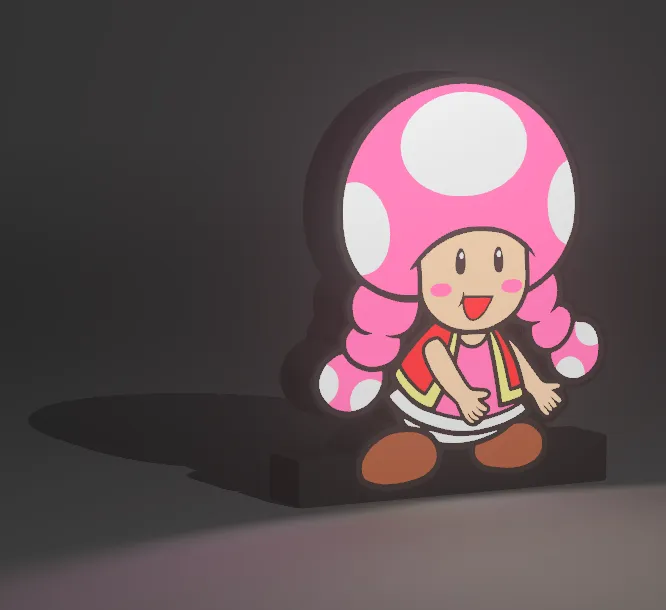 Lampenbox - Toadette – Kostenloses 3D-Druckmodell – MakerWorld
