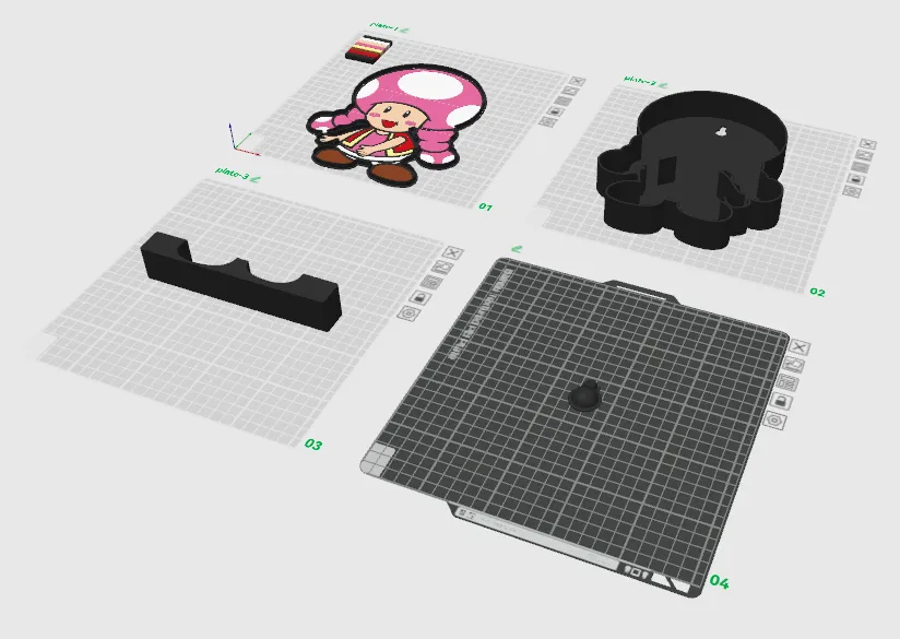 Lampenbox - Toadette – Kostenloses 3D-Druckmodell – MakerWorld