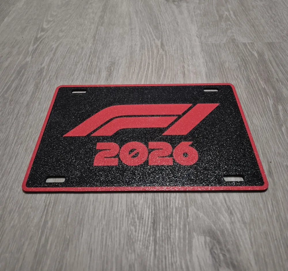 F1 2026 Signed Plates Set Collector’s Display! - Free 3D Print Model ...