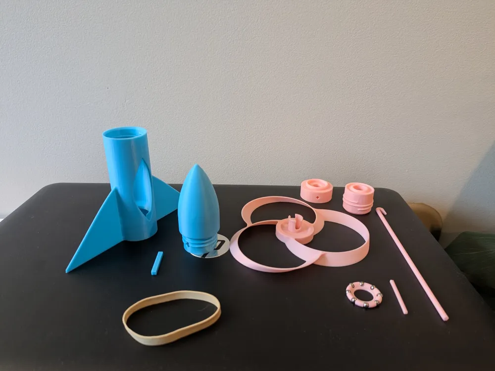 ゴムバンド動力魚雷プール玩具 by Jon MakerWorld：無料3Dモデルをダウンロード