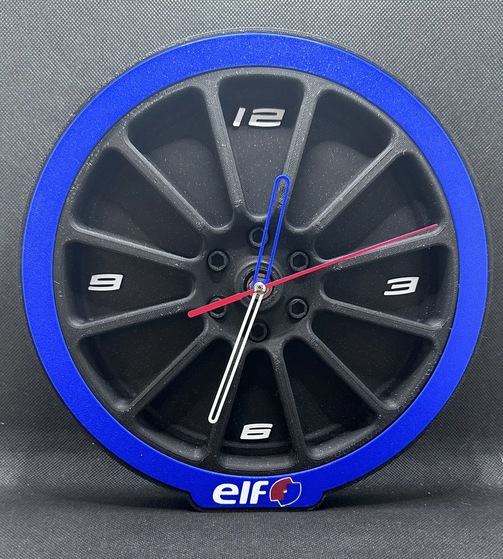 Analog Clock in Wheel Shape – Castrol Model by nb3d.impressao ...