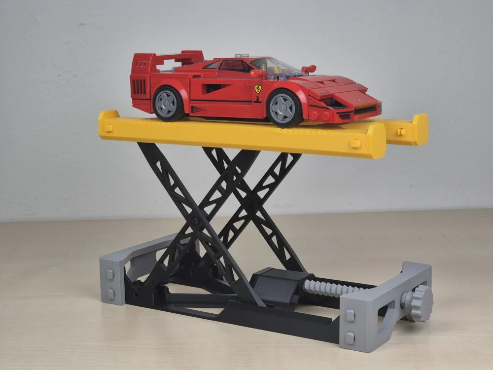 100% 3D-Printed Display Lift for Speed Champions - Free 3D Print Model ...