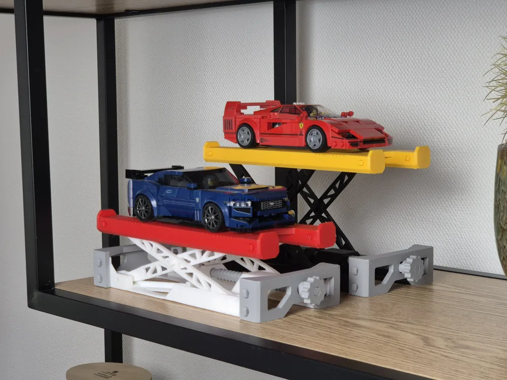 100% 3D-Printed Display Lift for Speed Champions - Free 3D Print Model ...