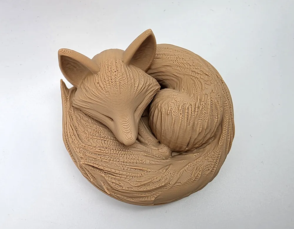 Sleeping Fox 2 - No Supports by Triple G WorkshopMakerWorld: Download ...