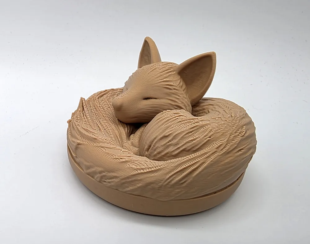 Sleeping Fox 2 - No Supports by Triple G WorkshopMakerWorld: Download ...