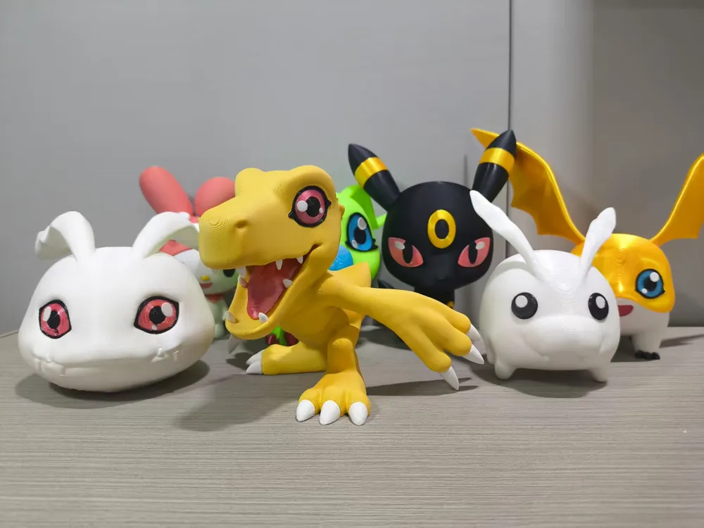 Digimon Agumon Monochrome Print Assembly Version (No AMS multi-color ...