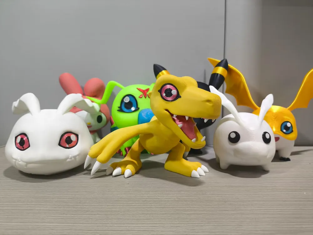 Digimon Agumon Monochrome Print Assembly Version (No AMS multi-color ...