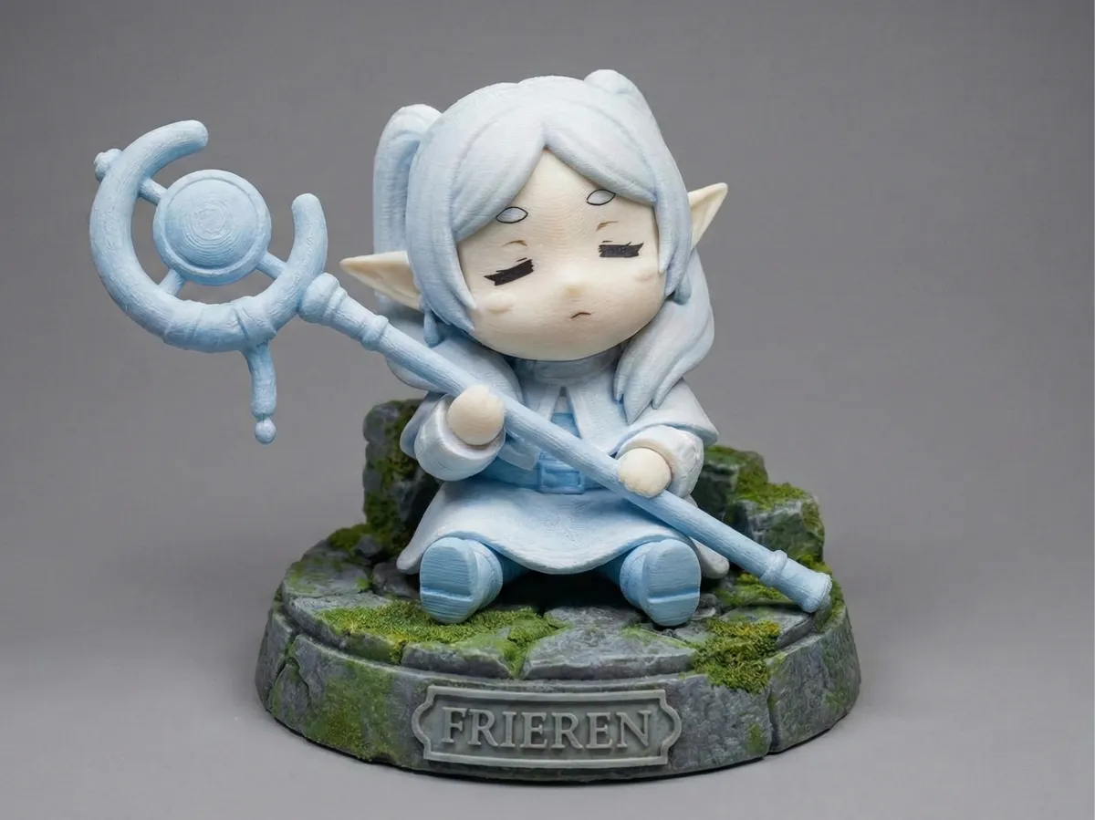 Chibi Frieren 3D Model - Free 3D Print Model - MakerWorld