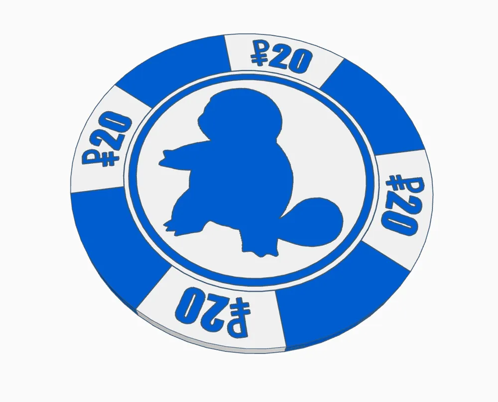 Pokérmon - Pokémon Poker Chip Set with Tray by Mythical_3D_Prints ...