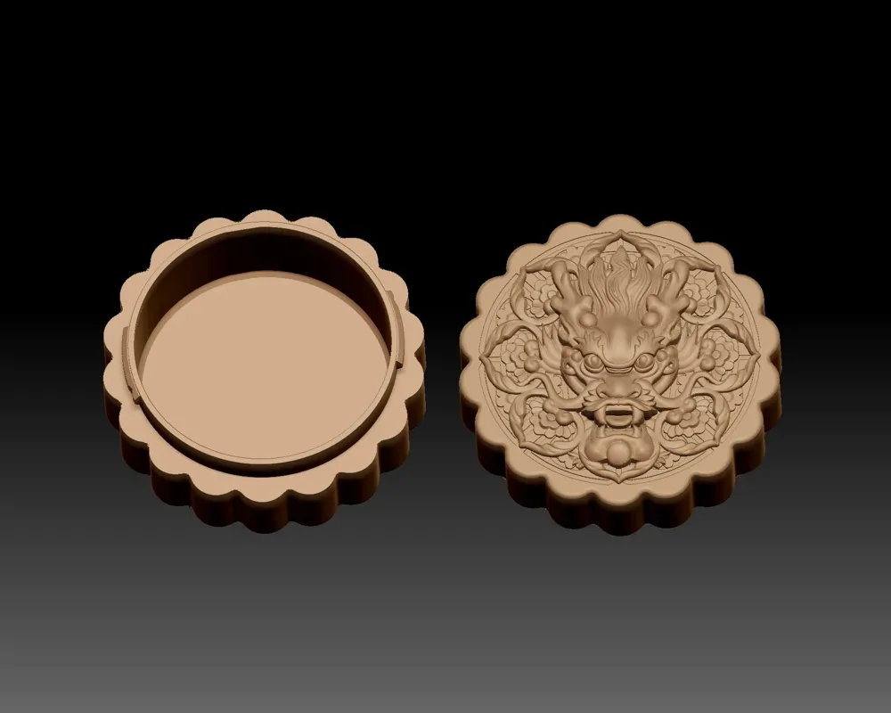 Dragon Head_Mid-Autumn Mooncake Gacha Box by user_405550171 - MakerWorld