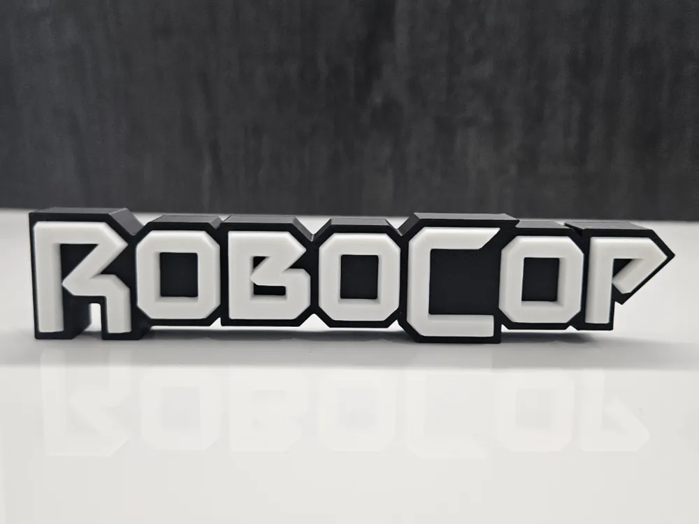 Robocop Logo by DimensionX3D MakerWorld: Download Free 3D Models