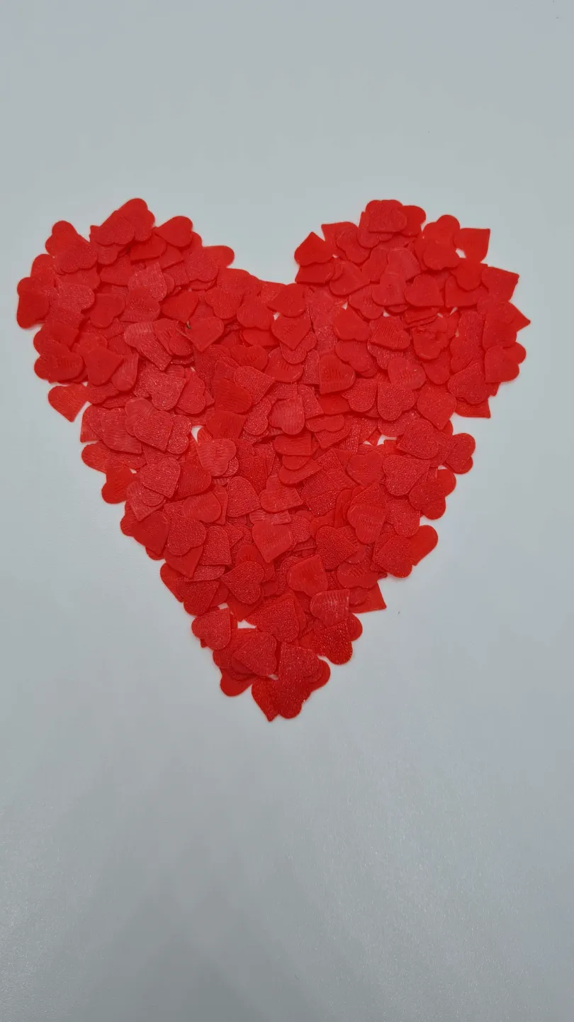 Full plate of small hearts - Love test by Pappaprintar - MakerWorld