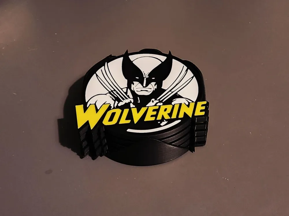 Wolverine Coaster Set by Kbirze MakerWorld: Download Free 3D Models