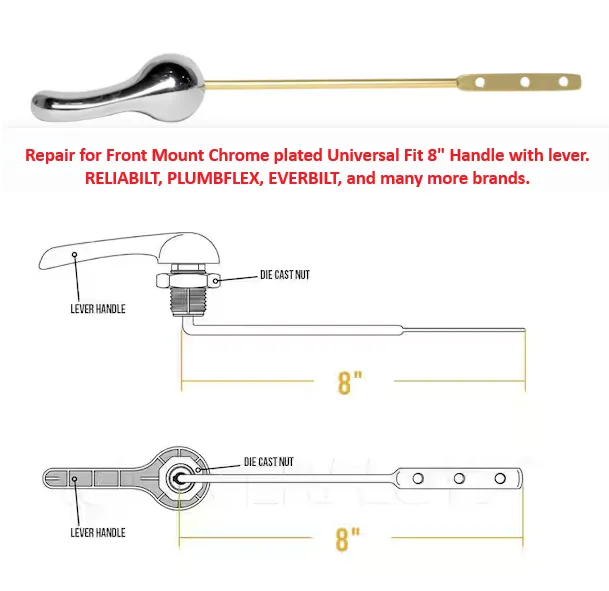 Toilet Flush Arm Lever Repair - Free 3D Print Model - MakerWorld