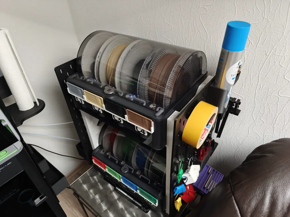 AMS Stacking System with Skadis Hooks Remixed by raphratz MakerWorld ...