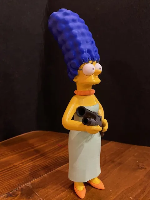 Marge Simpson SEM AMS multipart - Modelo gratuito para impressão 3D ...