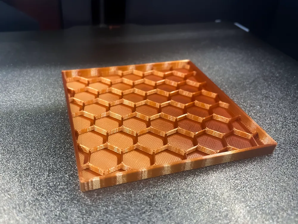 Square Honeycomb coaster by hnrix_ - MakerWorld