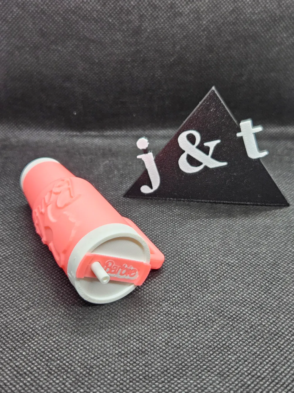 Barbie themed Stanley Chapstick holder by Rager1902 MakerWorld ...