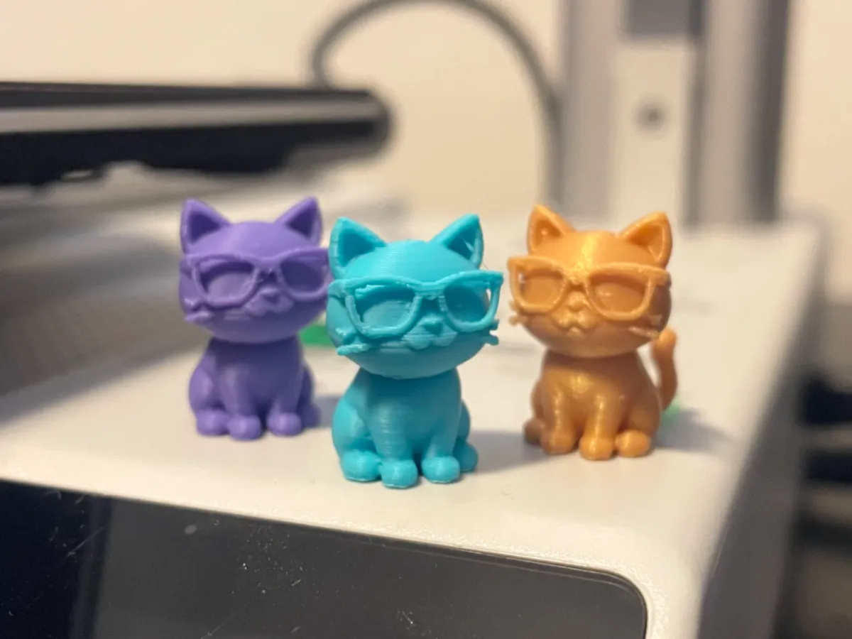 Mini Cat with Sunglasses by Pappis320 MakerWorld: Download Free 3D Models