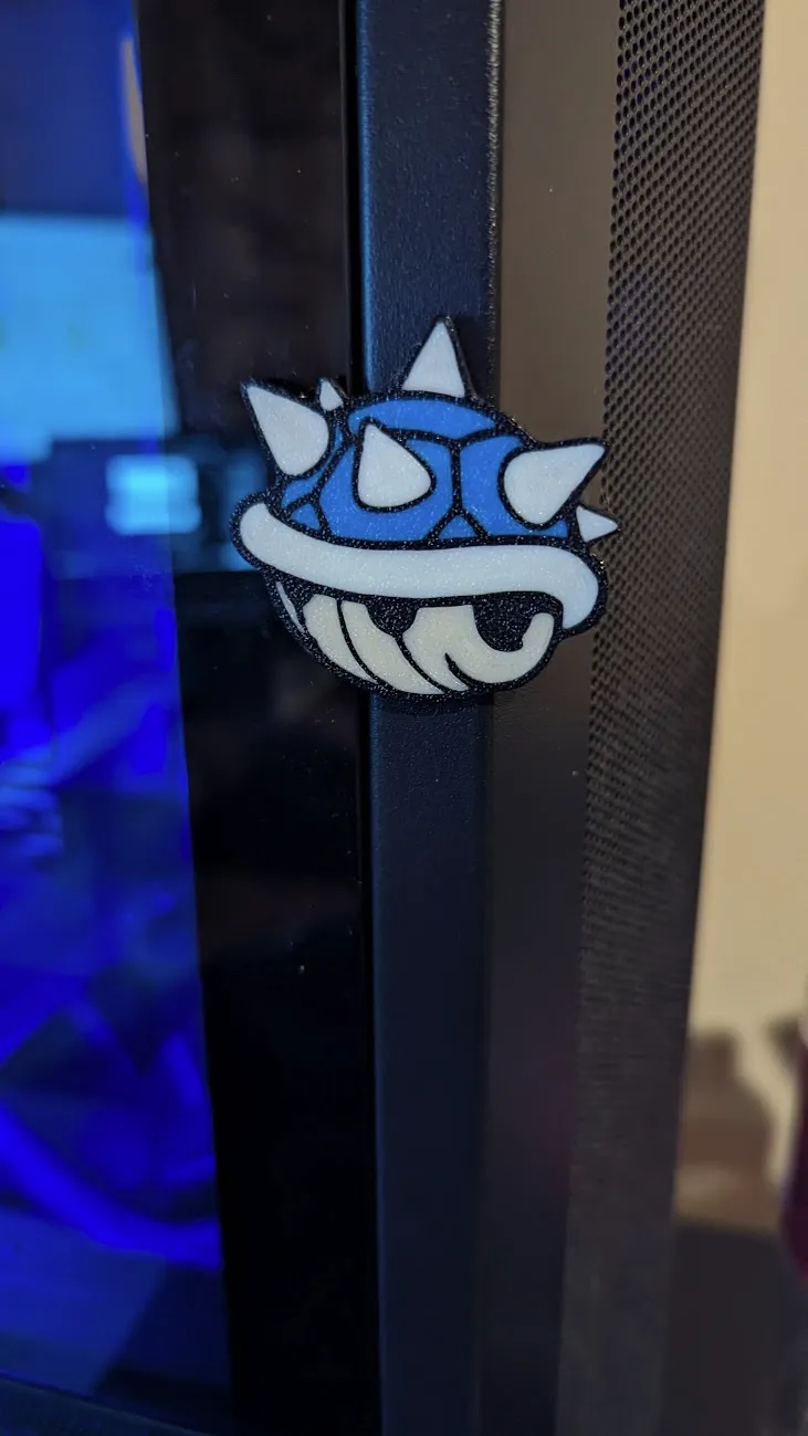 Mario Blue Shell Magnet + Key chain model by Maxsmith3DQc - MakerWorld