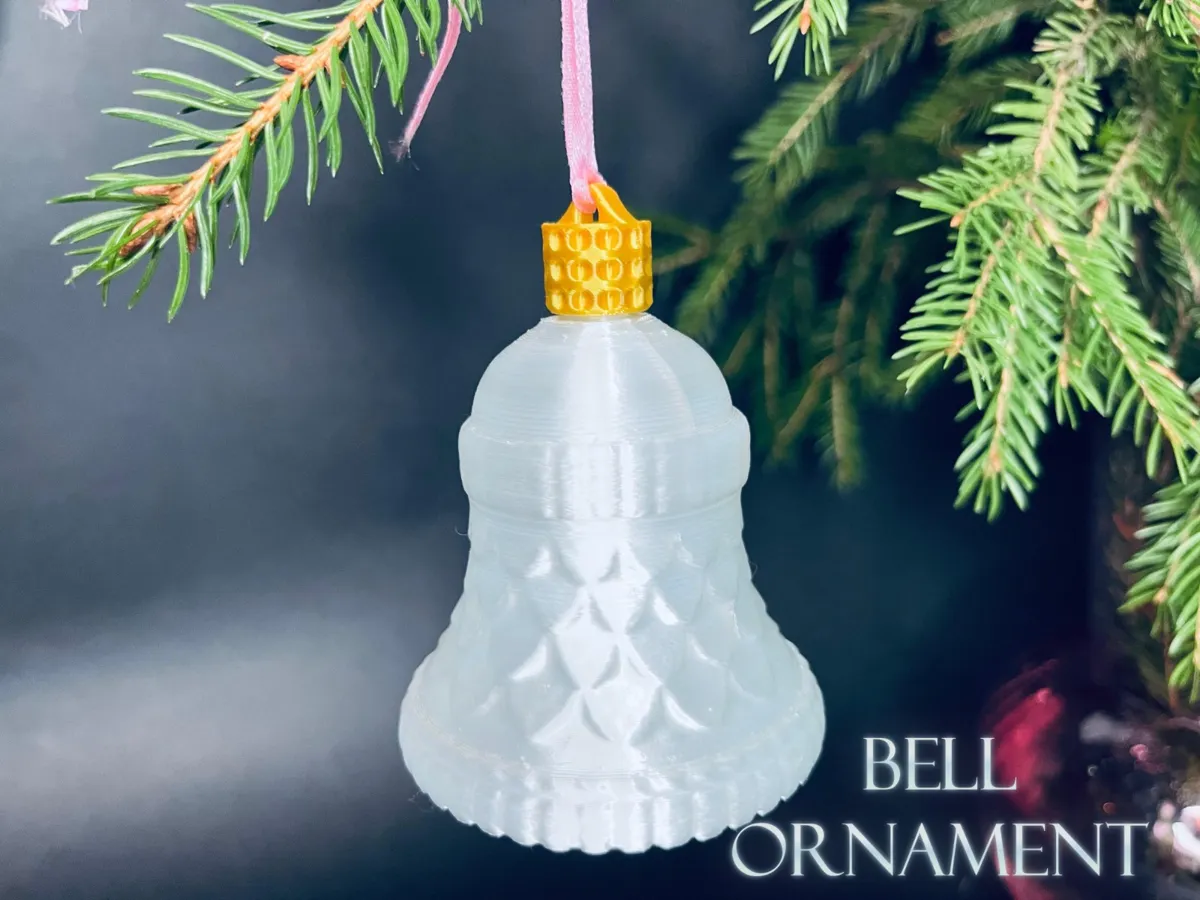Weihnachtsbaum-Glockenornament - Kollektion 2025 von Rei Bau MakerWorld ...