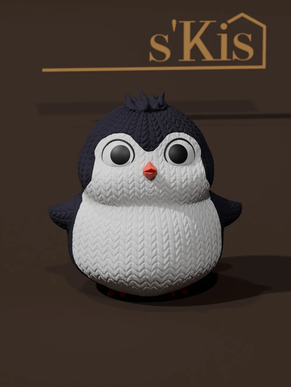 Pinguin Benedikt – Knitted Pattern Winter Figure by s'Kis & Seefalke ...