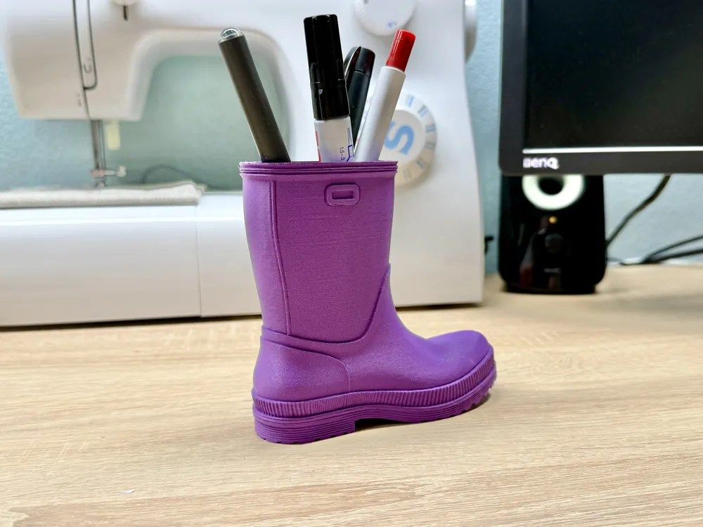 Rubber Boot Desk Organizer by LemonArts MakerWorld: Download Free 3D Models