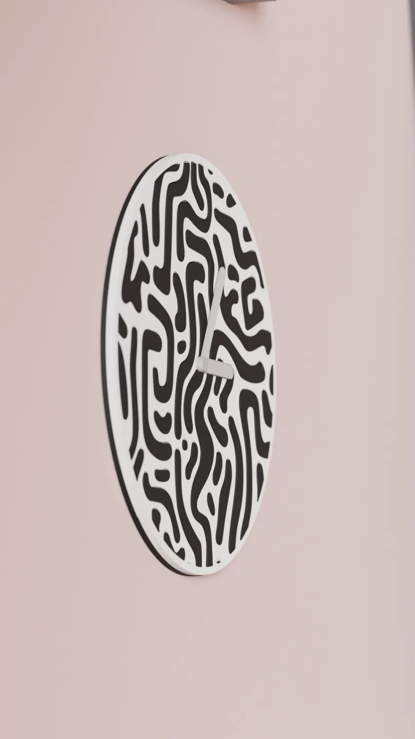 Reloj sencillo. Diseño moderno de un solo extrusor por Abstractia ...