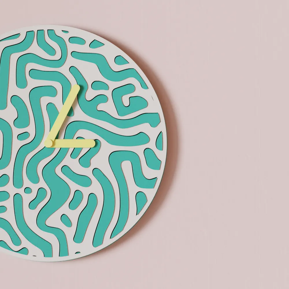 Reloj sencillo. Diseño moderno de un solo extrusor por Abstractia ...