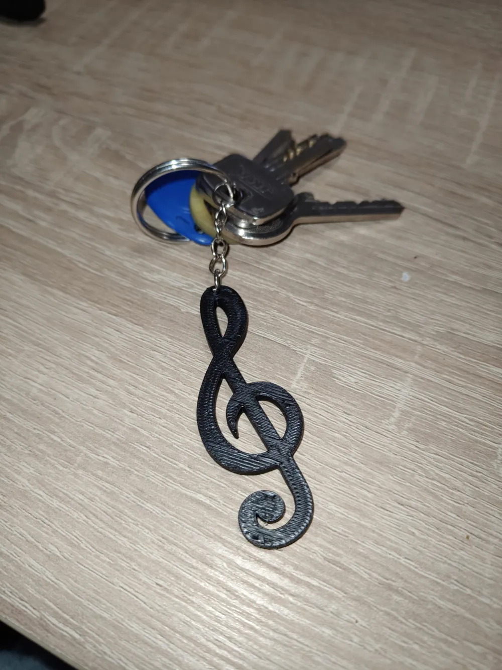 Musical notes keychains - Free 3D Print Model - MakerWorld
