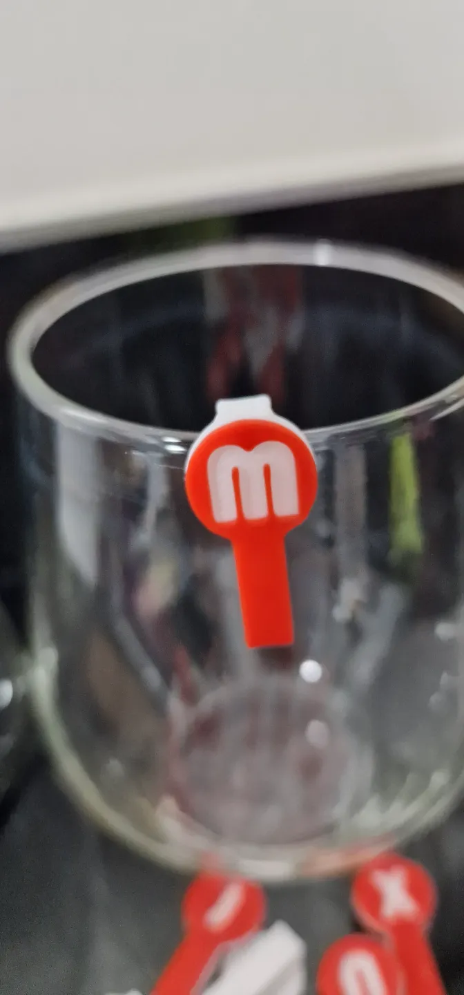 Glass markers /marcadores de vasos by QuiqueCrimson - MakerWorld