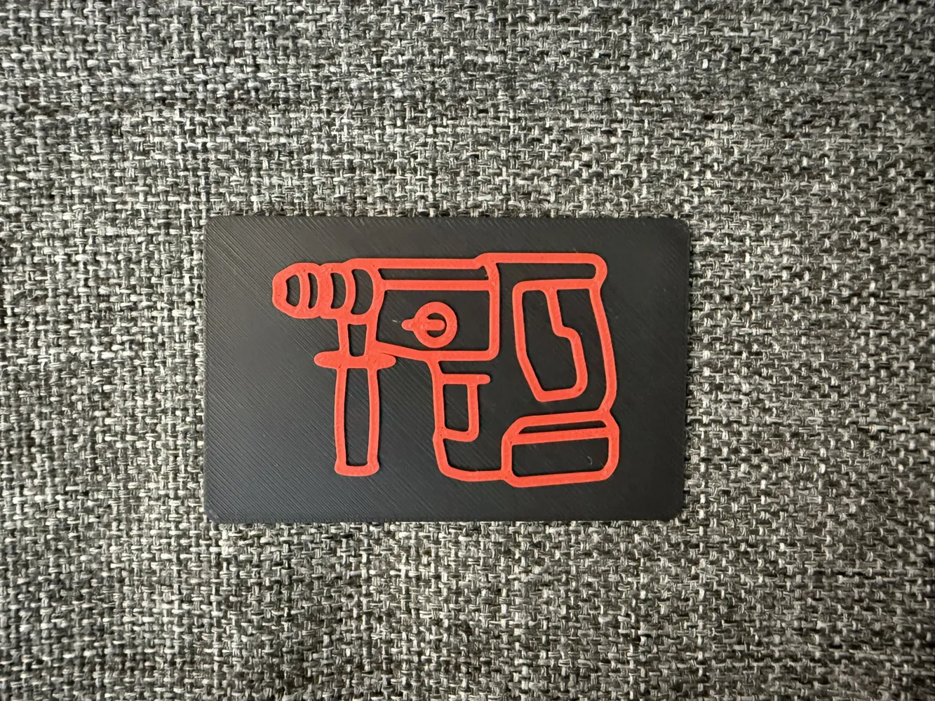 Systainer Label Card – Hammer Drill Logo - Free 3D Print Model - MakerWorld