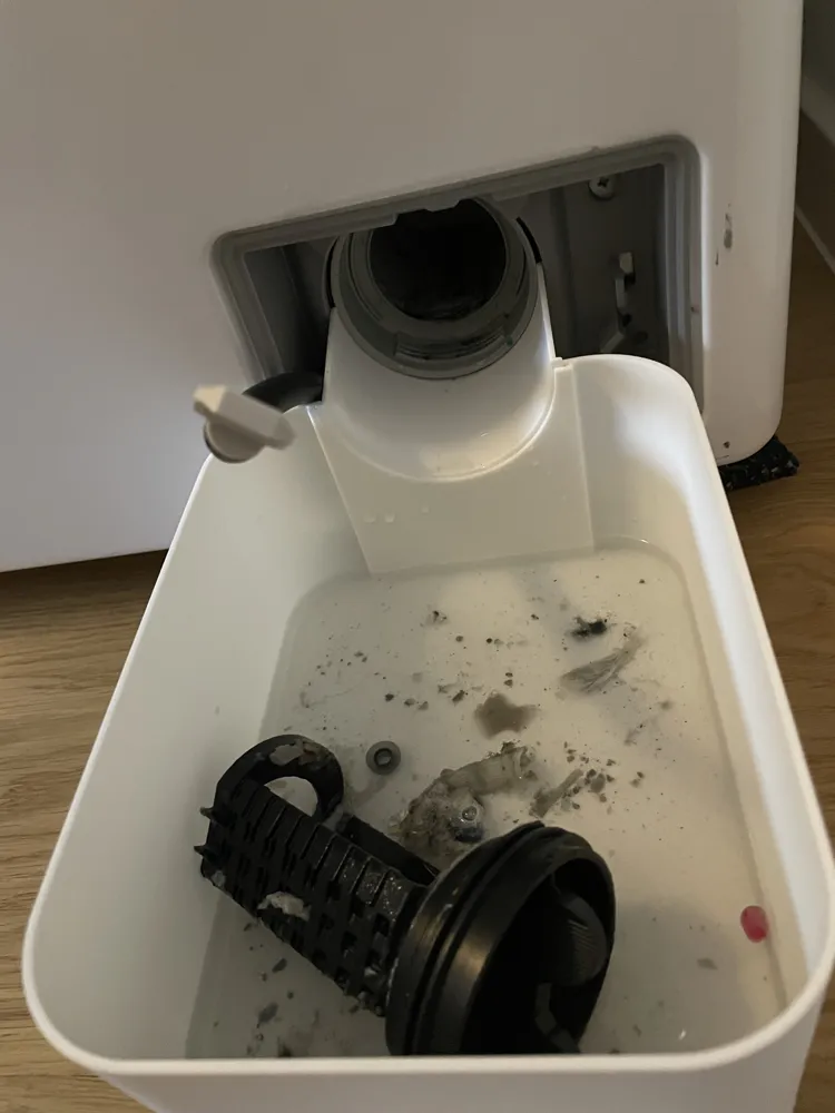 Bandeja de drenaje con filtro para lavadora LG, cubo de residuos A1 ...