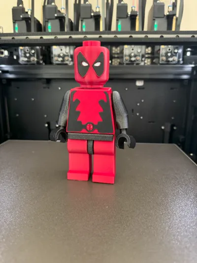 Deadpool brick figure xl by Sasquatch Phil MakerWorld: Download Free 3D ...