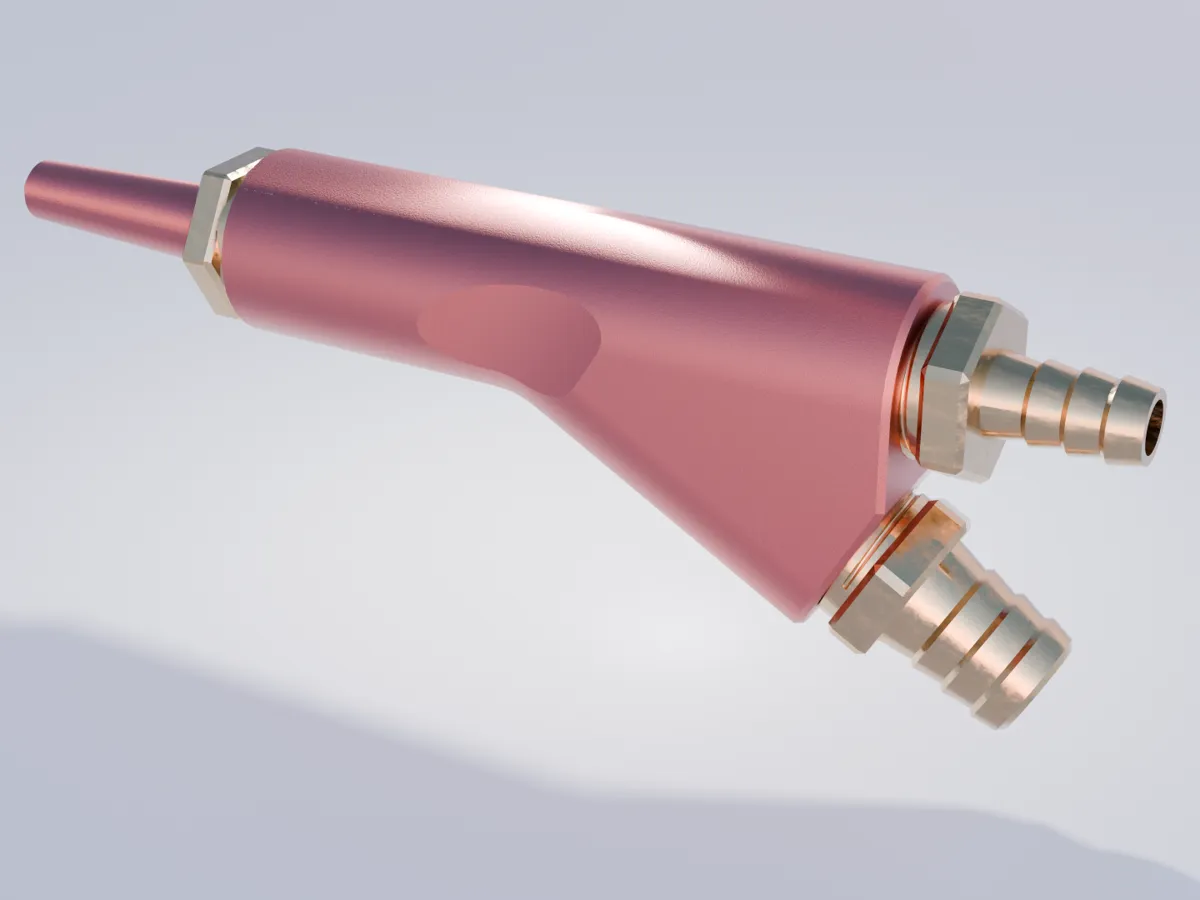 Vapor Blast Gun V4 - Free 3D Print Model - MakerWorld