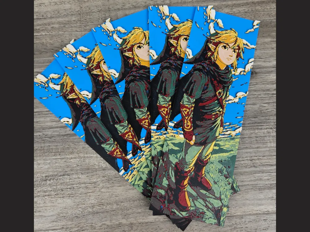 Link (The Legend of Zelda) Bookmark by BusyKikiBee MakerWorld: Download ...