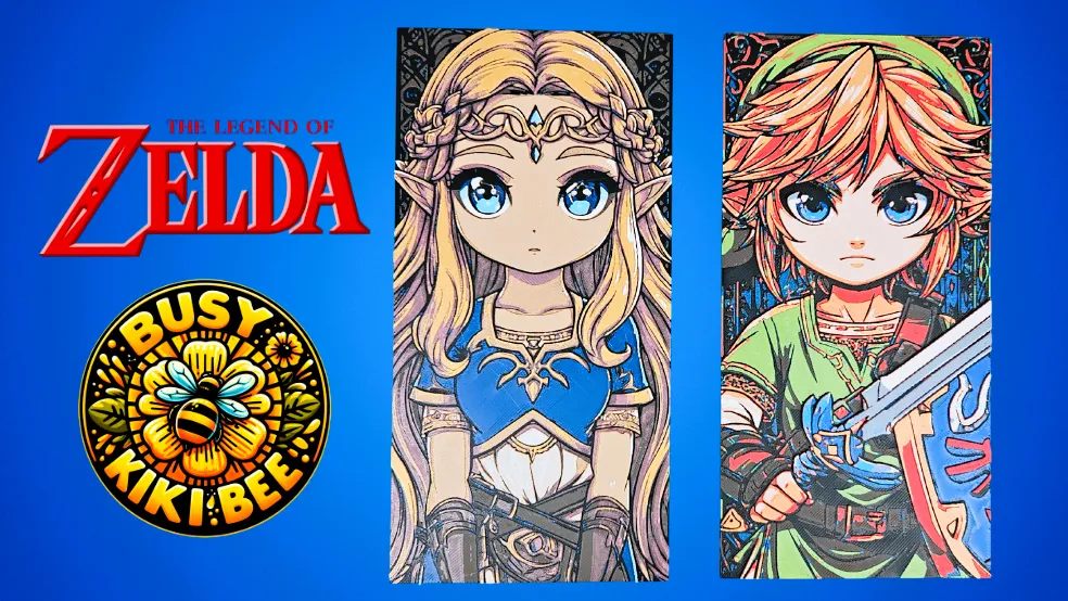 Link (The Legend of Zelda) Bookmark by BusyKikiBee MakerWorld: Download ...