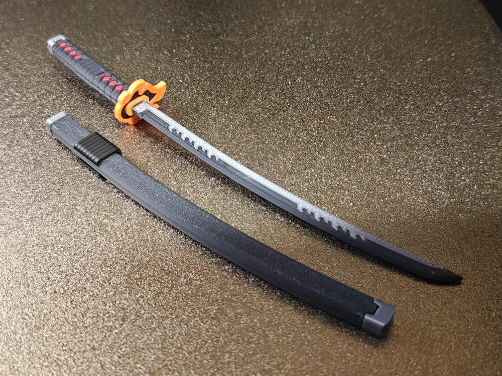 [MiniBlade]Demon slayer Sword TANJIRO New Sword by hwch19 - MakerWorld
