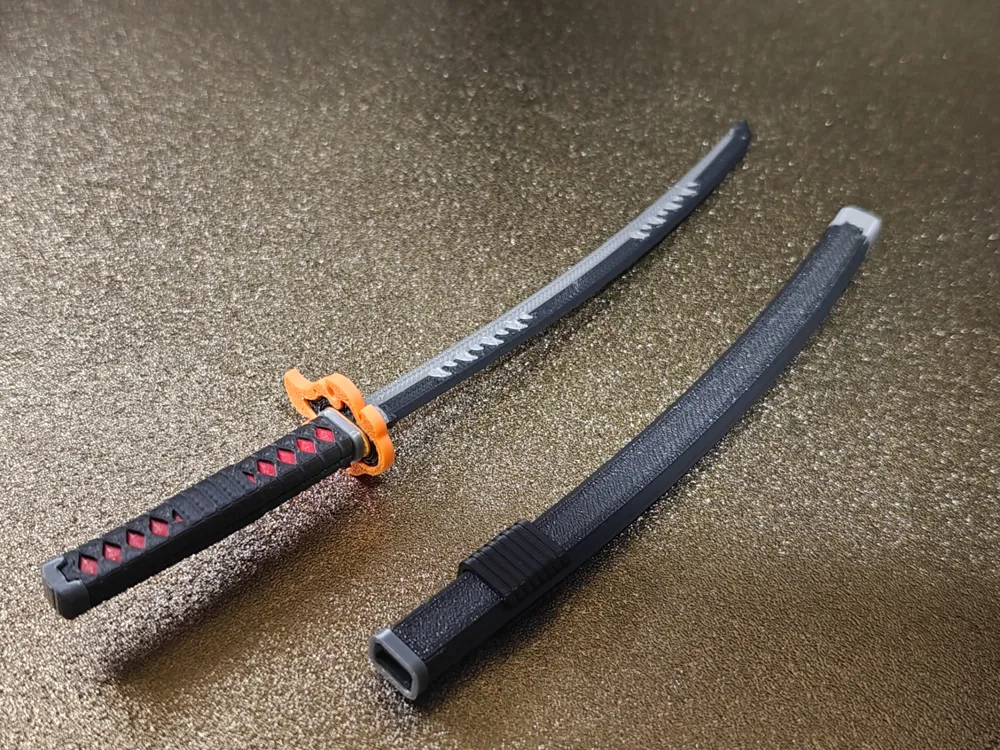 [MiniBlade]Demon slayer Sword TANJIRO New Sword by hwch19 - MakerWorld