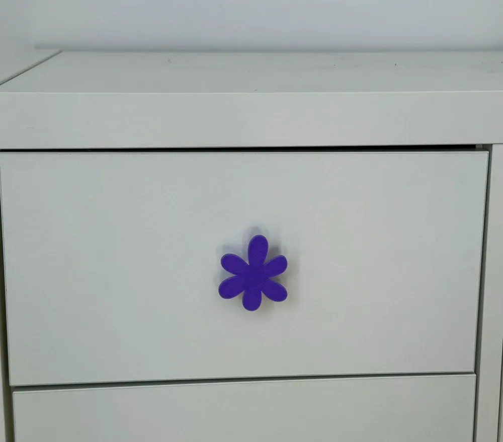 Flower drawer and door knob for Ikea Kallax by labar - MakerWorld